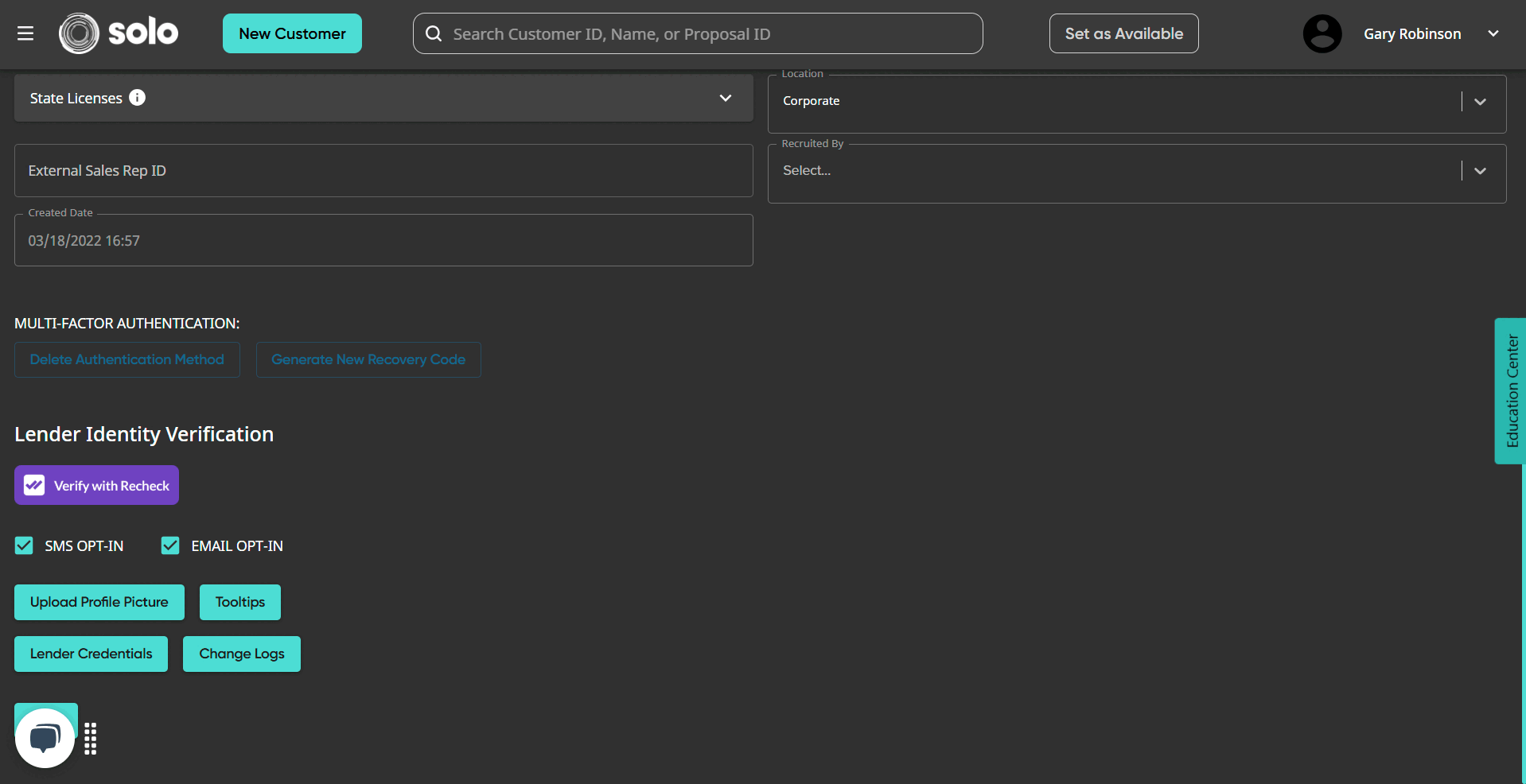 Syncing your Recheck Verification with your Solo Account